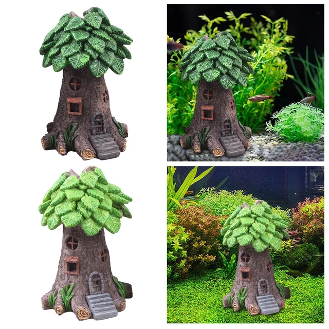 TREE HOUSE DECOR Resin Garden Statue Versatile Miniature Tree Fairy ...