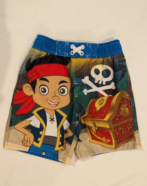 DISNEY JAKE AND The Never Land Pirates Swim Trunks Shorts Boy SIZE 4T £ ...