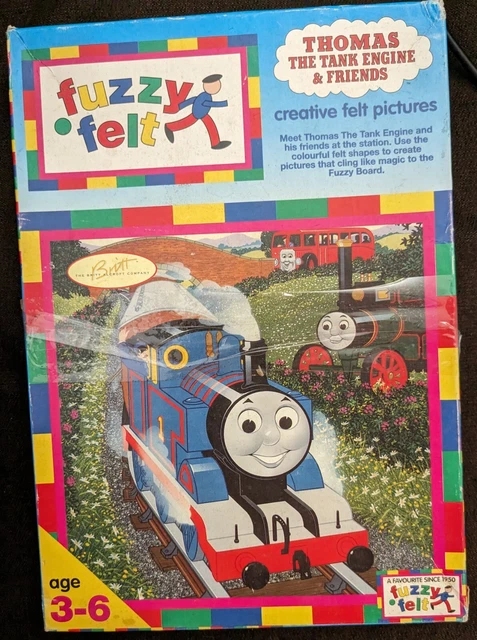 VINTAGE THOMAS THE Tank Engine - Fuzzy Felt - Craft 1990 £9.99 ...