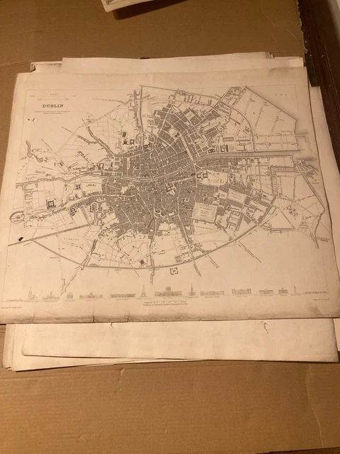 1833 SDUK MAP of Dublin baldwin&cradock £57.92 - PicClick UK