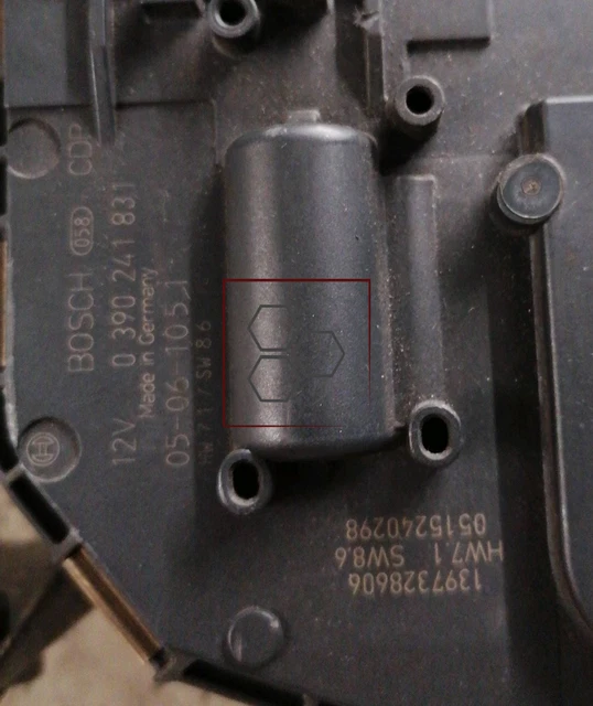 MOTEUR ESSUIE-GLACE AV pour RENAULT 8200014038 ESPACE 4A SERIE 2002 ...