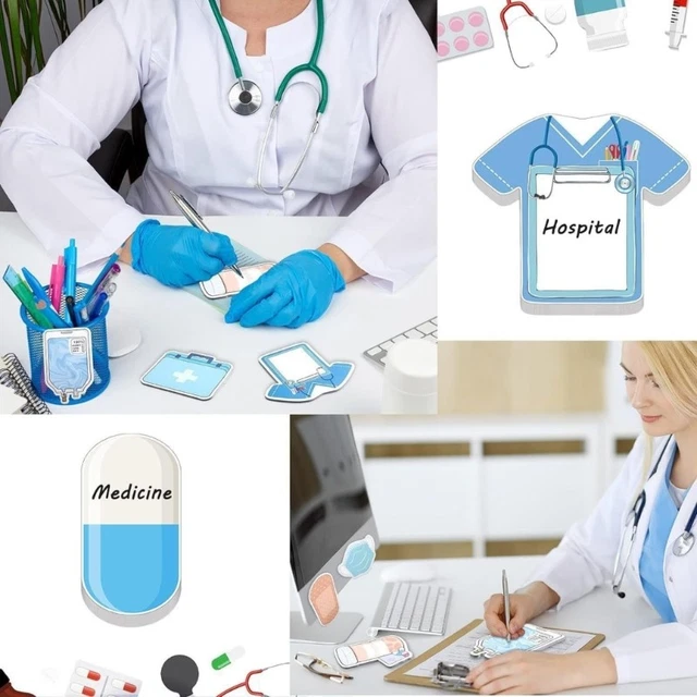 SELF ADHEIVE NOTE Paper 30Sheets/Pad Healthcare Themed Notes Paper ...