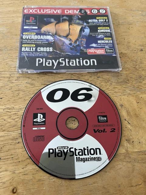OFFICIAL UK PLAYSTATION Magazine PS1 Demo Disk 6 Vol 2 SCED-00819 £14. ...