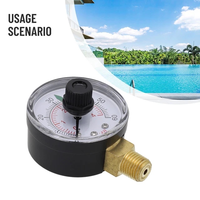ASSUREZ LE BON fonctionnement du filtre de piscine avec notre manom??tre For Hay EUR 10,26 ...