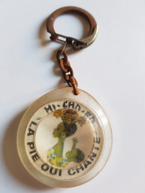 PORTE CLE ANCIEN Porte-clés années 60/70 : LA PIE QUI CHANTE / MI-CHO-KO EUR 4,00 - PicClick FR