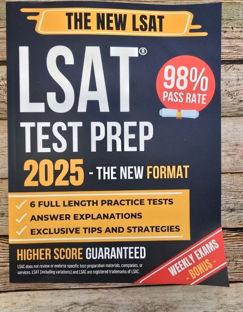 LSAT TEST PREP 2025 Book The NEW Ethan sterling 6 Full practice test ...
