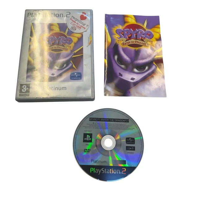 SPYRO ENTER THE Dragonfly Sony Ps2 Playstation 2 Spyro The Dragon ...