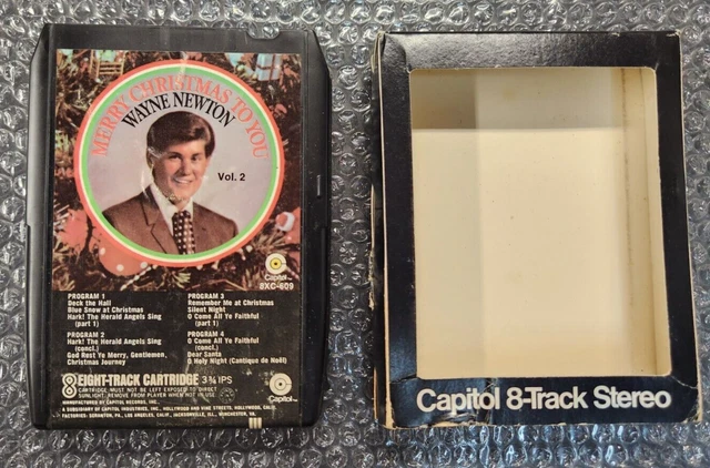 VINTAGE 8 TRACK Tape Wayne Newton , Merry Christmas to You Vol 1 ...