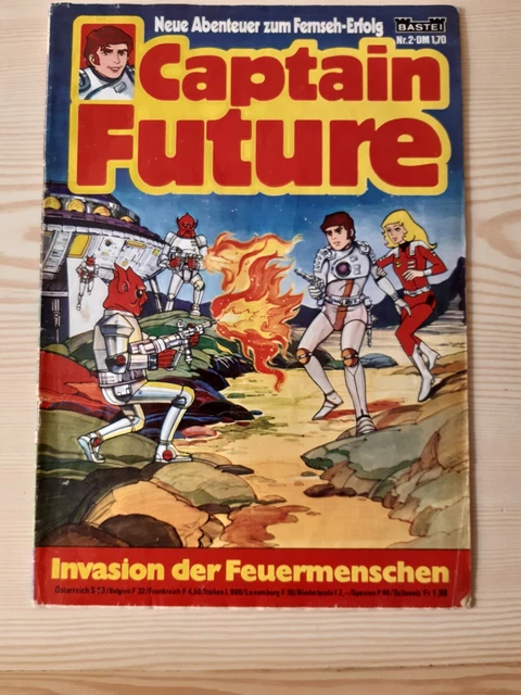 CAPTAIN FUTURE NR. 2 Invasion der Feuermenschen , Bastei Comic (c)1980 ...