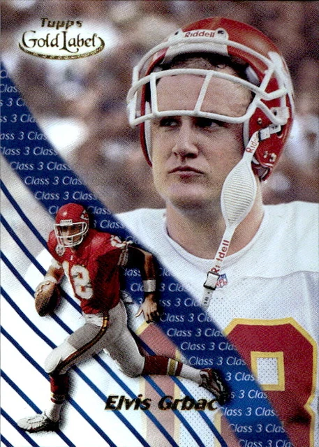 2000 TOPPS GOLD Label Elvis Grbac Classe 3 51 Kansas City Chiefs EUR 1 ...