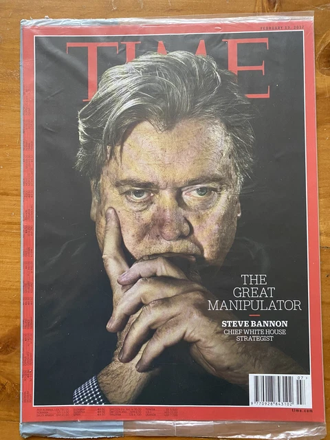 TIME MAGAZINE 2017 Steve Bannon The Great Manipulator Trump NEW SEALED ...