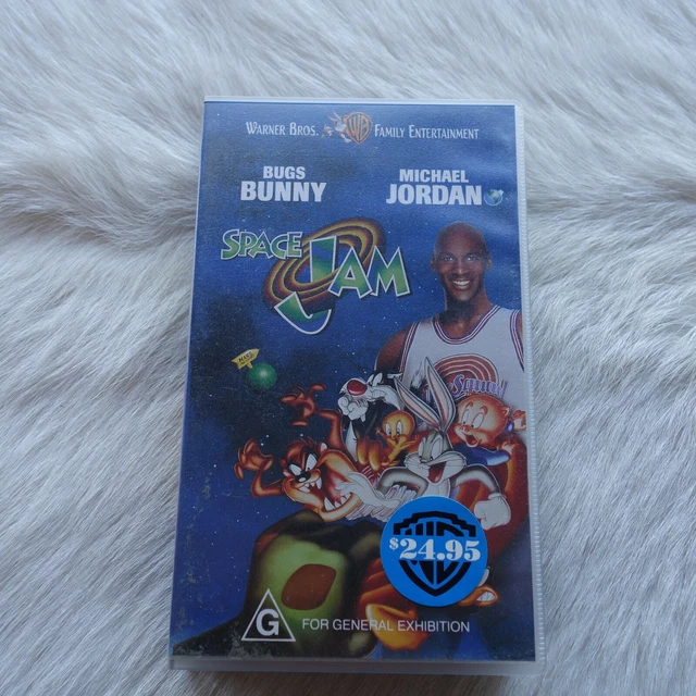 SPACE JAM VHS Michael Jordan Movie Vintage Looney Tunes Movie NBA ...