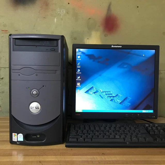 DELL DIMENSION 1100 PC for Retro Gaming Celeron 2.53GHz 512MB RAM ...