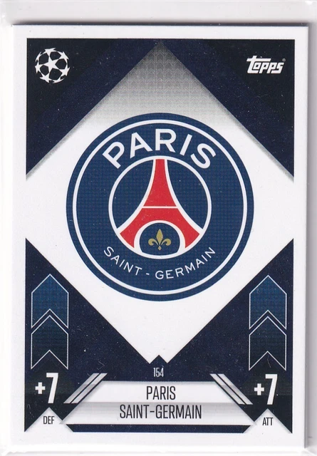 TOPPS MATCH ATTAX Champions League 24/25 Núm 154 París Saint-Germain ...