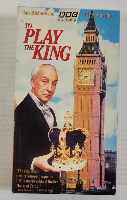 PV) TO PLAY the King (VHS, 1994, 2-Tape Set) Ian Richardson Kitty ...