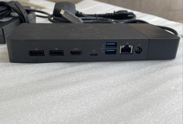 GENUINE DELL WD19S K20A HDMI Thunderbolt USB-C Docking Station With ...
