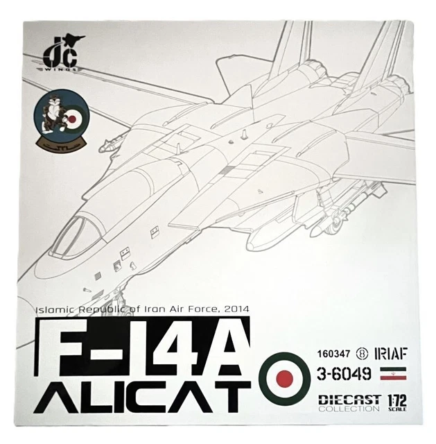 JC WINGS 1:72 JCW-72-F14-013 Grumman F-14A Tomcat ''Alicat " Iriaf 2014 ...