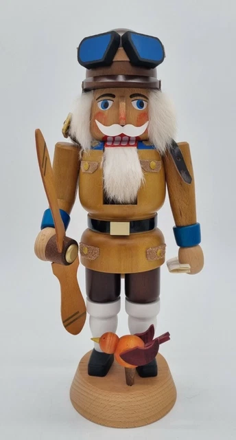 NUSSKNACKER ERZGEBIRGE PILOT Straco 36 cm Nutcracker EUR 79,00 ...