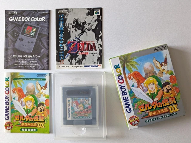 GB THE LEGEND of Zelda Link's Awakening DX GameBoy GBC Game Boy Color ...