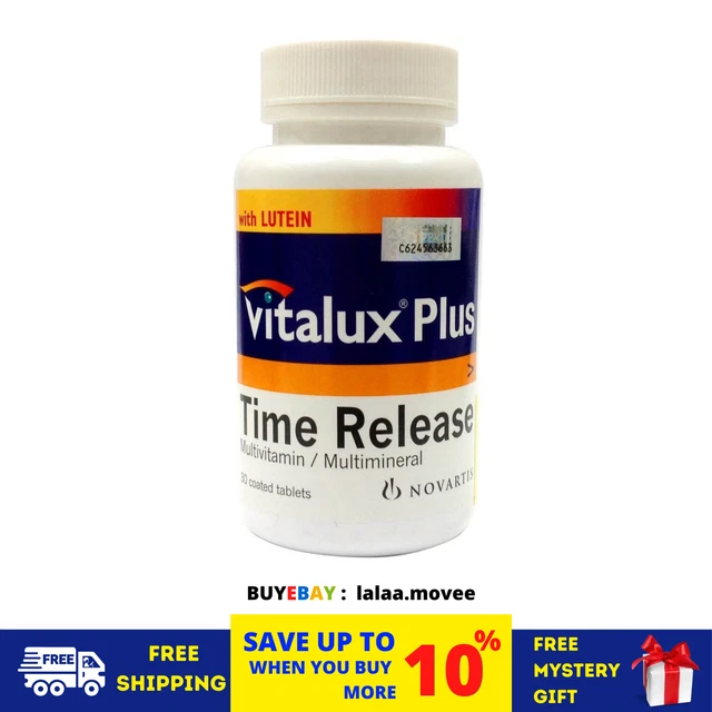 VITALUX PLUS TIME Release Multivitamin & Multimineral 30's LIVRAISON ...