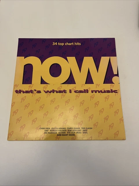 NOW THAT'S WHAT I Call Music 19 - 2 LP Vinyl Compilation - Now Nineteen ...