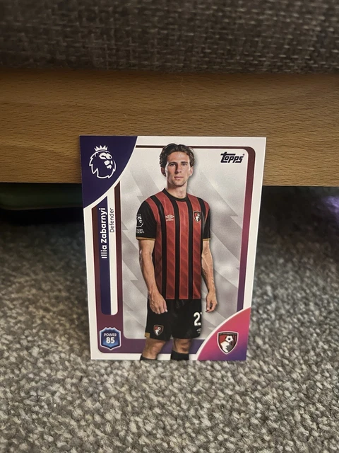 ILLIA ZABARNYI TOPPS Premier League 2025/2026 Topps 25/26 Bournemouth ...