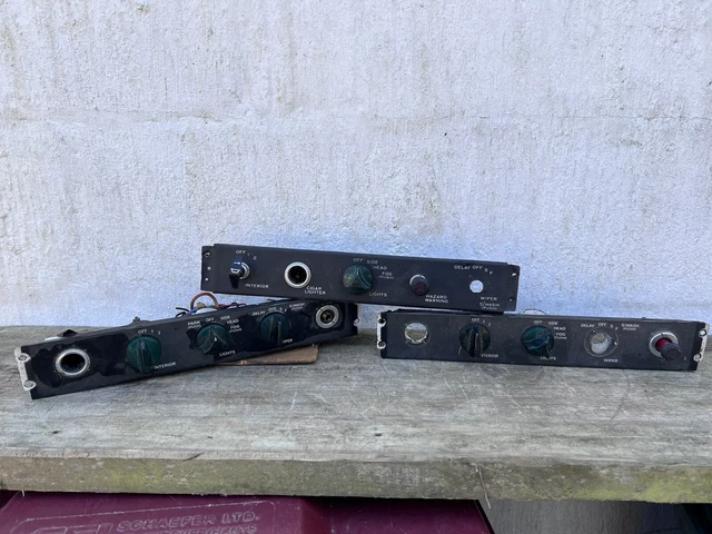 ROVER P6 2000 2200 3500 switch panel surround headlight hazard wiper ...