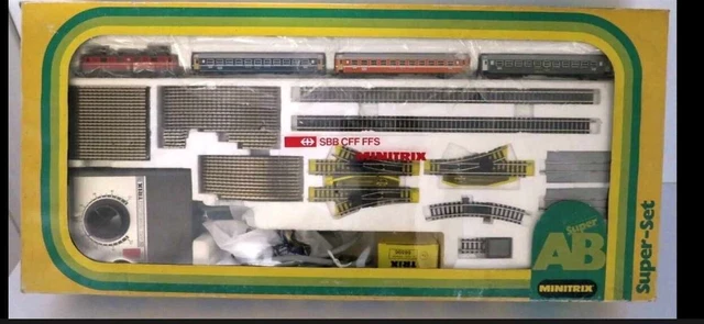 COFFRET TRAIN ELECTRIQUE Minitrix Sbb Cff Ffs EUR 200,00 - PicClick FR