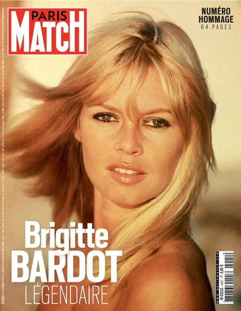 PARIS MATCH BRIGITTE Bardot hommage n° 4001 EUR 9,00 - PicClick FR