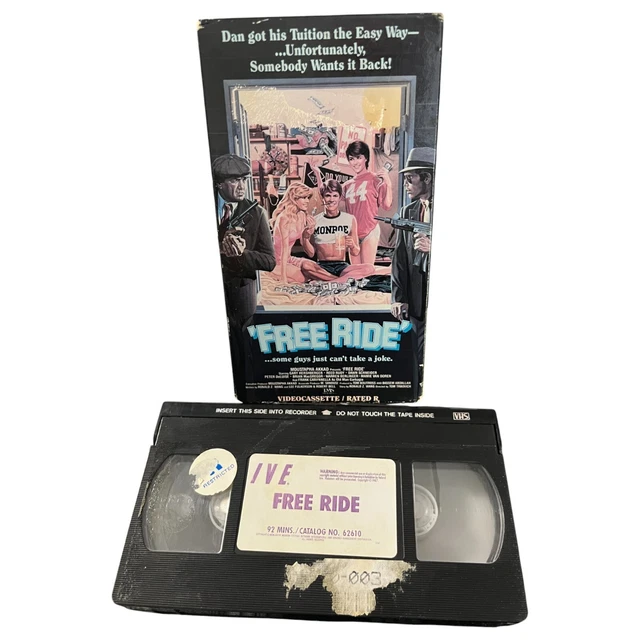 FREE RIDE VHS 1986 Mamie Van Doren Gary Hershbergrer Rare Comedy £8.34 ...