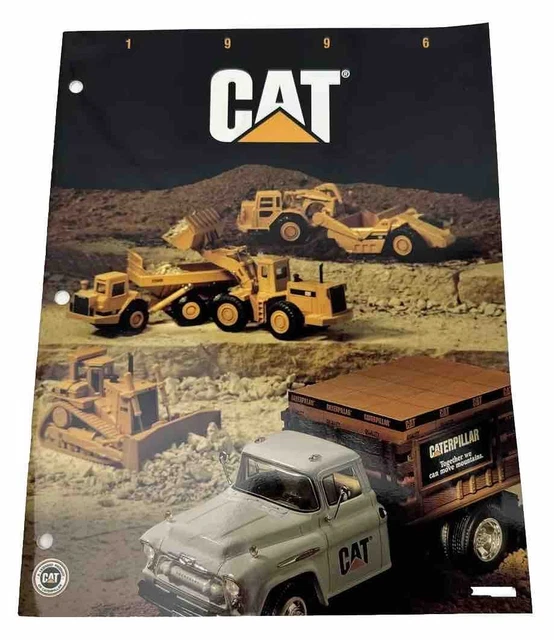 VTG ERTL CATERPILLAR CAT Die Cast Scale Model Replica Toy Catalog 1996 ...