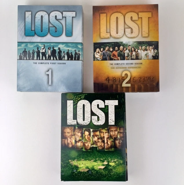 LOST - THE Complete First Second and Third Season DVD Seasons 1 2 3 $14 ...