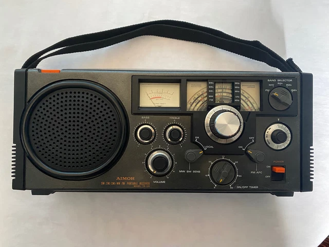 VINTAGE RARE AIMOR TR-105 Multiband Portable Field Radio worldwide ...