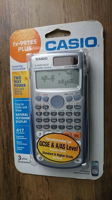 CASIO FX-991ES PLUS Scientific Calculator - Two Way Power Solar ...