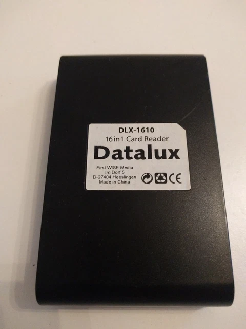 DATALUX DLX-1610 CARD Reader Kartenleser SD XD MS CFI CFII EUR 1,00 ...
