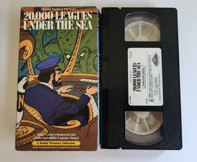 20,000 LEAGUES UNDER the Sea by Hanna-Barbera (VHS, 1987, WorldVision ...