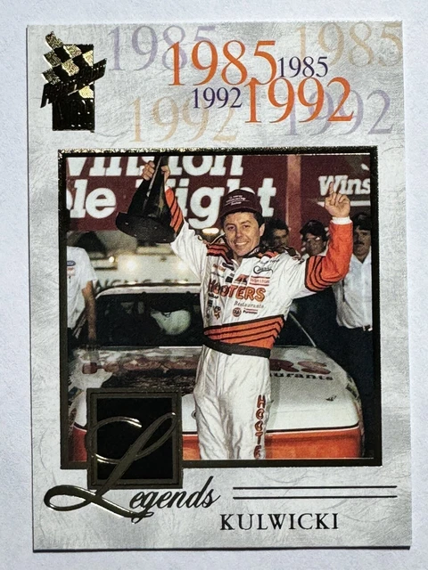 CARTE DE COURSE HOFer ALAN KULWICKI 2004 Press Pass VIP LEGENDS NASCAR ...