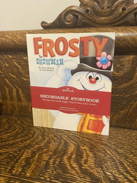 FROSTY THE SNOWMAN Recordable Storybook Hallmark “Record Your Voice ...