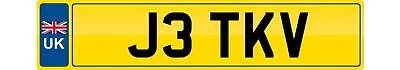 JET JETS PRIVATE number plate cherished registration personal J3 TKV ...
