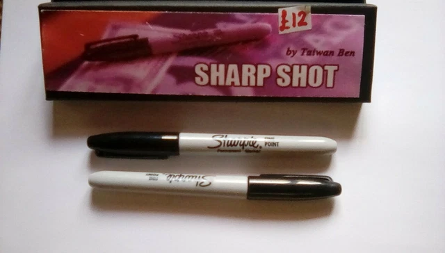 SHARP SHOT, (THE Sharpie Through Anything) Easy Close Up Magic. £13.99 - PicClick UK