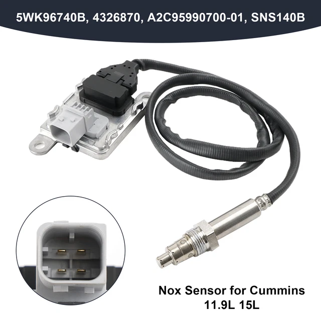 NOX NITROGEN OXIDE Sensor Inlet 4326870 For Cummins 11.9L 15L ISX15 ...