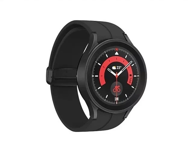 SAMSUNG GALAXY WATCH5 Pro 45mm Smartwatch Titanium Black SM-R920 new ...