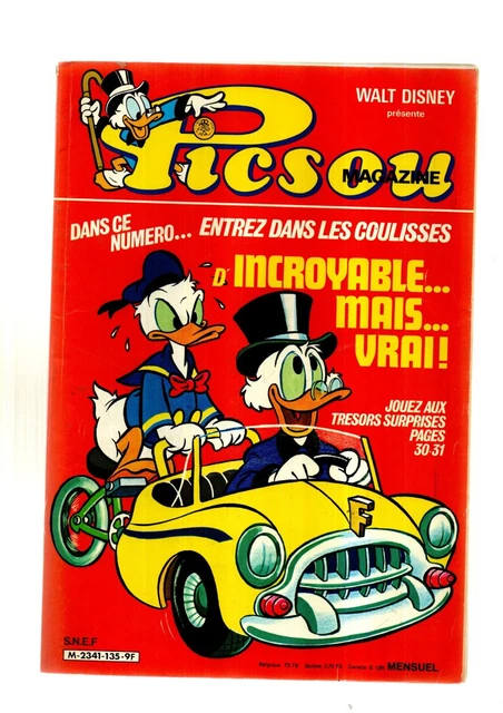 PICSOU MAGAZINE N°135. Walt Disney 1983 - Bel état. EUR 5,00 - PicClick FR