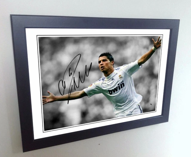 12X8 SIGNED CRISTIANO Ronaldo OVERHEAD KICK Real Madrid Photo ...