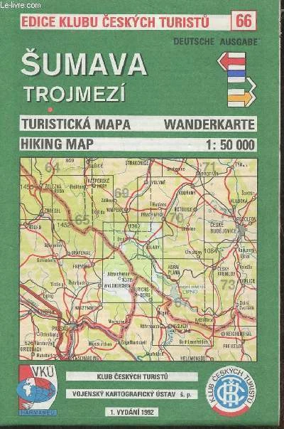 TURISTICKA MAPA- WANDERKARTE- Hiking map (Echelle 1:50000) - Coll EUR ...
