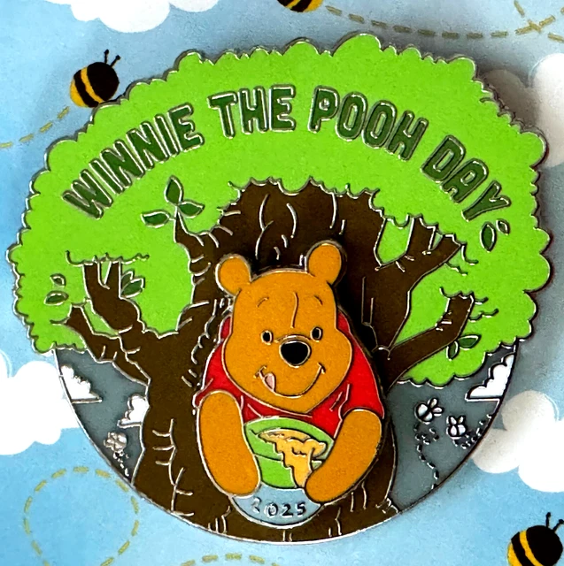 DISNEYLAND COLLECTOR PIN 2025 WINNIE THE POOH DAY LE 4500 with Pot of ...