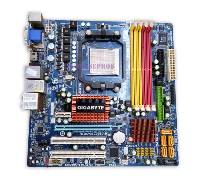 GIGABYTE GA-MA78GM-S2HP MOTHERBOARD Socket AM2/AM2+ AMD 780G DDR2 Micro ATX £79.91 - PicClick UK