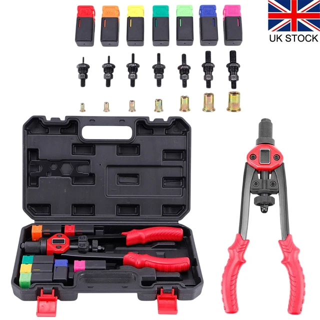 PROFESSIONAL HEAVY DUTY Hand Nut Riveter Kits M3-M12 For Workshop ...