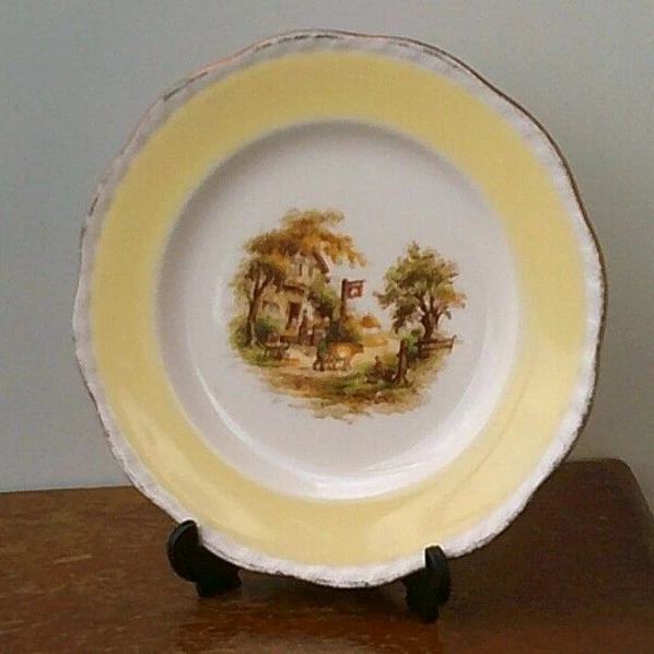 VINTAGE (1950'S) ALFRED Meakin 'Rural Scenes Design' Salad Plate # 3. £ ...