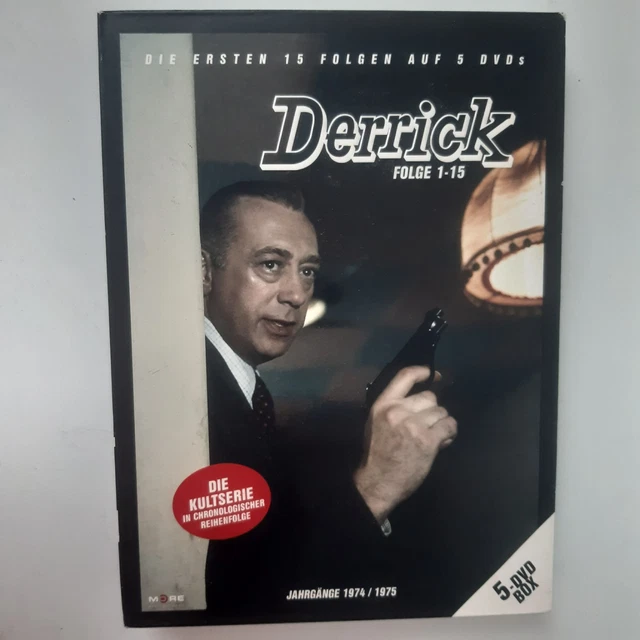 DERRICK COLLECTOR'S BOX Vol. 1 - Folge 1 - 15 - 5 DVD's in Box -- Horst ...